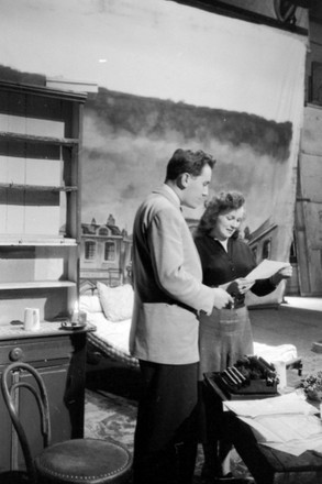 Picture Two Actors Performing On Set Editorial Stock Photo - Stock ...