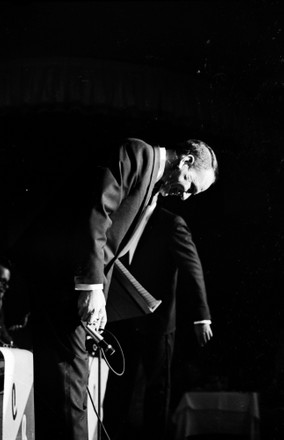 Singer Frank Sinatra Dark Suit Bowing Editorial Stock Photo - Stock ...