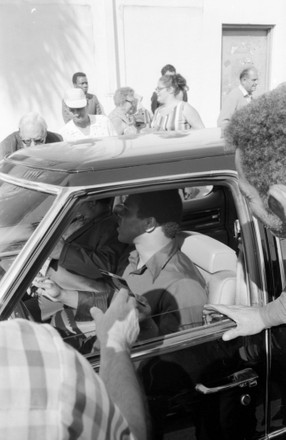 Professional Boxer Muhammad Ali Sitting Car Editorial Stock Photo ...