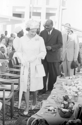 Queen Elizabeth Ii President Dr Tigani Editorial Stock Photo - Stock ...