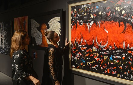 Pakistani Visual Artist Amna Butt Visiting Editorial Stock Photo ...