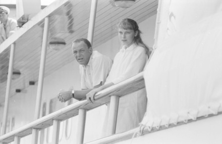 Singer Frank Sinatra American Actress Mia Editorial Stock Photo - Stock ...