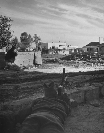 Haganah Men Guarding Tel Avivjaffa Area Editorial Stock Photo - Stock ...