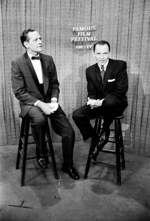 Singer Frank Sinatra Television Announcer Gene Editorial Stock Photo ...