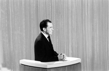 Richard Nixon During Kennedynixon Debate Editorial Stock Photo - Stock ...