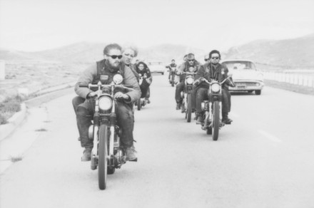 Hells Angels Members Riding On Their Editorial Stock Photo - Stock ...