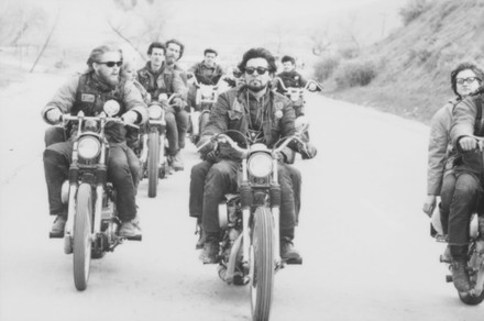 Hells Angels Members Riding Their Motorcycles Editorial Stock Photo ...