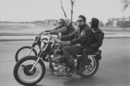 Sheriff Officer Watching Hells Angels Members Editorial Stock Photo ...