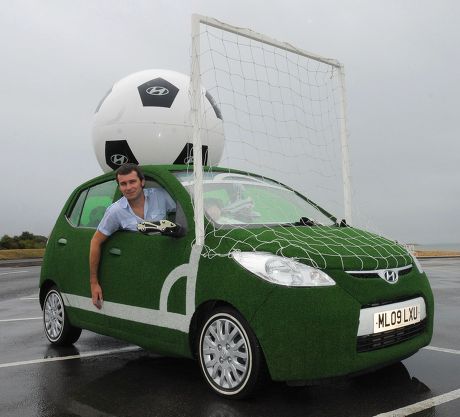 Unusual football themed car up for sale, Gosport, Hampshire, Britain ...