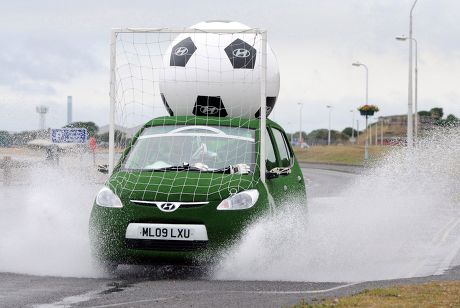 Unusual football themed car up for sale, Gosport, Hampshire, Britain ...