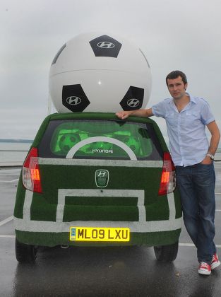 Unusual football themed car up for sale, Gosport, Hampshire, Britain ...