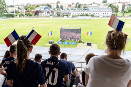 French Fans React During Uefa Euro Editorial Stock Photo - Stock Image ...