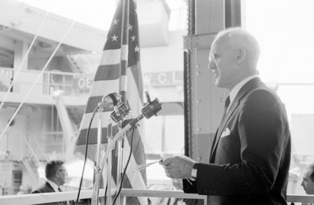 Senator Arthur V Watkins Holding Paper Editorial Stock Photo - Stock ...