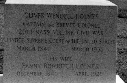 Picture Gravestone Captain Oliver Wendell Holmes Editorial Stock Photo ...
