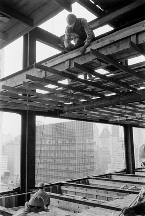 Construction Seagram Building Designed By Germanborn Editorial Stock ...