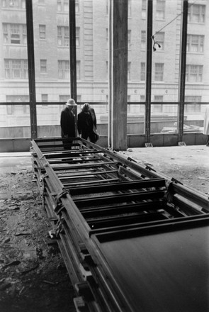 Construction Seagram Building Designed By Germanborn Editorial Stock ...