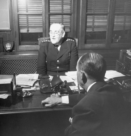 Police Commissioner John C Prendergast Discussing Editorial Stock Photo ...