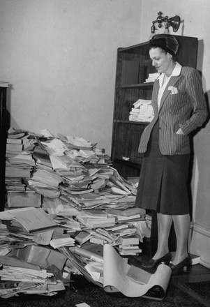 Mrs Helen Gahagan Douglas Looking Unhappily Editorial Stock Photo ...