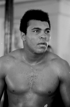 Professional Boxer Muhammad Ali White Robe Editorial Stock Photo ...