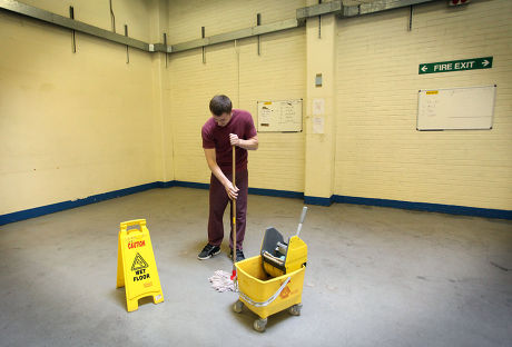 Inmate Tom During Cleaning Workshop Editorial Stock Photo - Stock Image ...