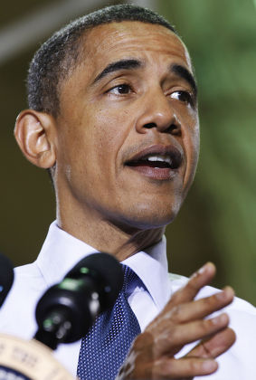 United States President Barack Delivers Remarks Editorial Stock Photo ...