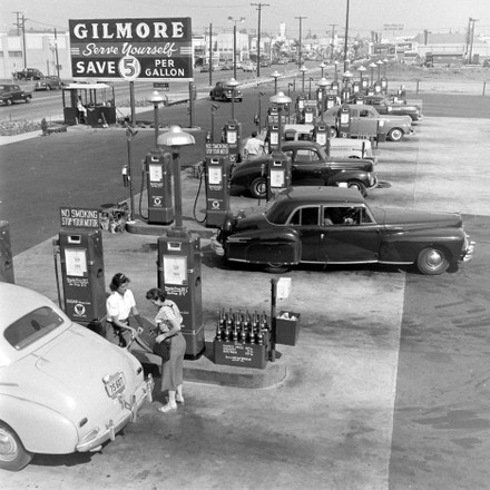 Elevated View Gilmore Gasateria Selfservice Gas Editorial Stock Photo ...