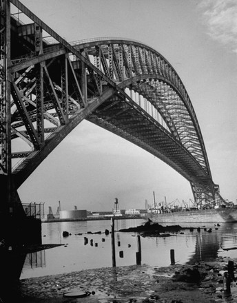 Closeup Bayonne Bridge Bayonne New Jersey Editorial Stock Photo - Stock ...