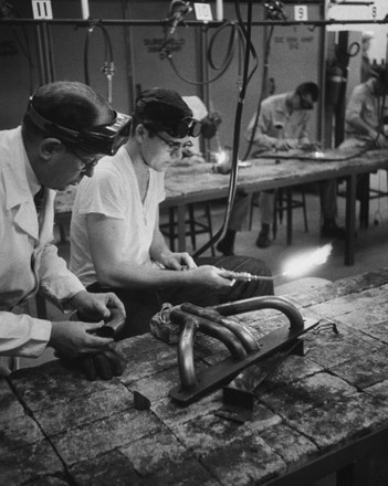 Student Making Manifold Exhaust Welding Class Editorial Stock Photo ...