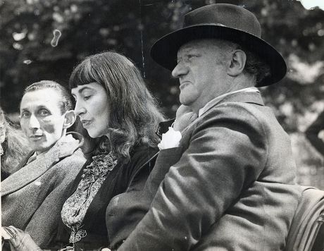 Sir Jacob Epstein Sculptor Hsi Wife Editorial Stock Photo - Stock Image ...