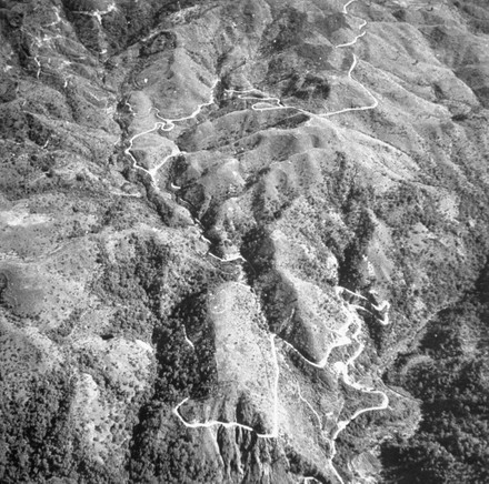 Aerial Topographical View Section Burma Road Editorial Stock Photo ...