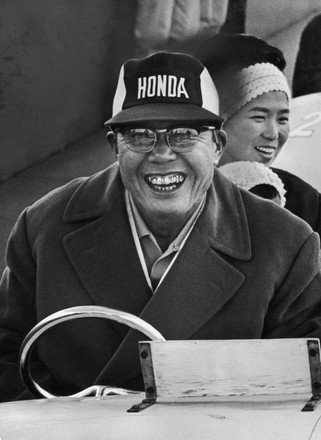 Portrait Japanese Industrialist Founder Honda Corporation Editorial ...