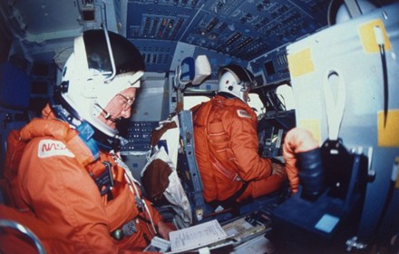 Astronaut James F Buchli Strapped Into Editorial Stock Photo - Stock ...