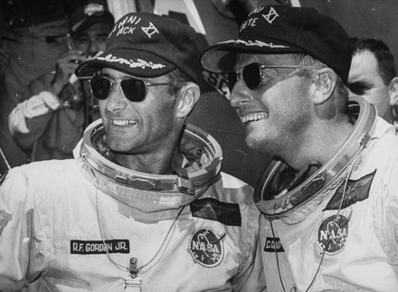 Astronauts Charles Pete Conrad Jr R Editorial Stock Photo - Stock Image ...