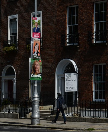 Election Posters Seen Dublins City Center Editorial Stock Photo - Stock ...