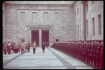 Soldiers Marching Hitlers Ceremony While He Editorial Stock Photo ...