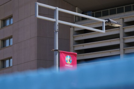 Euro 2020 Display Outside La Cartuja Editorial Stock Photo - Stock ...