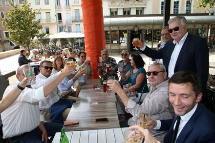 Julien Sanchez Louis Aliot Jeanpaul Garraud Editorial Stock Photo ...