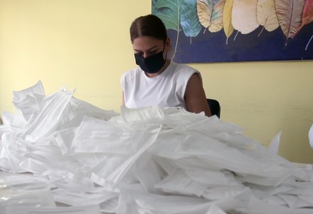 Workers Make Masks Mask Factory Ankara Editorial Stock Photo - Stock ...
