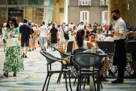 People Stroll Outdoors On First Day Editorial Stock Photo - Stock Image ...