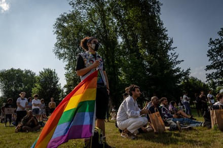 Black Pride Protest, Amsterdam, Netherlands - 27 Jun 2021 Stock ...