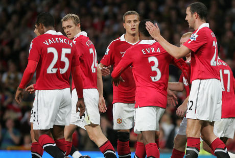 Darren Fletcher Manchester Utd Celebrates His Editorial Stock Photo ...