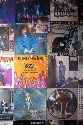 Eighties Memorabilia On Walls Fulham Road Editorial Stock Photo - Stock ...