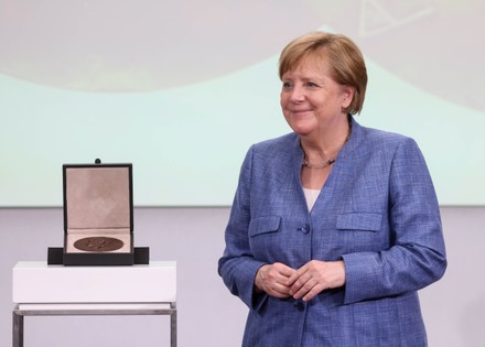 Harnack Medal Ceremony German Chancellor Angela Editorial Stock Photo ...