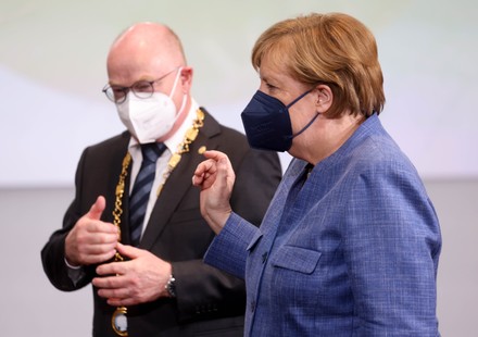 Harnack Medal Ceremony German Chancellor Angela Editorial Stock Photo ...