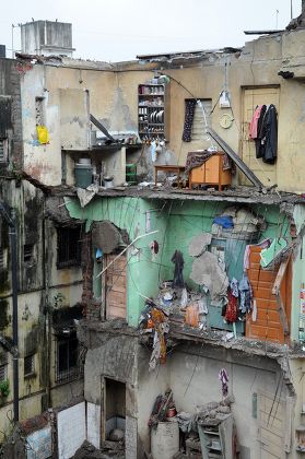 Remains Threestorey Collapsed Building Editorial Stock Photo - Stock ...