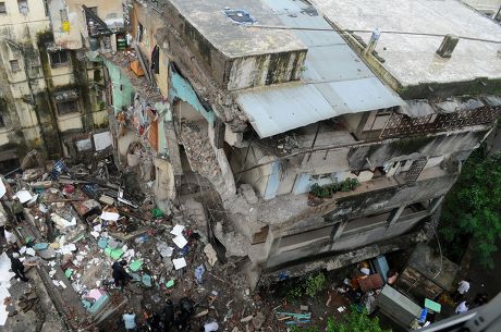 Remains Threestorey Collapsed Building Editorial Stock Photo - Stock ...