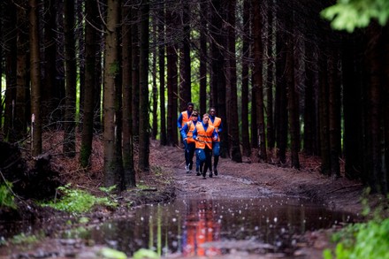 Gents Players Pictured Action During Teambuilding Editorial Stock Photo ...