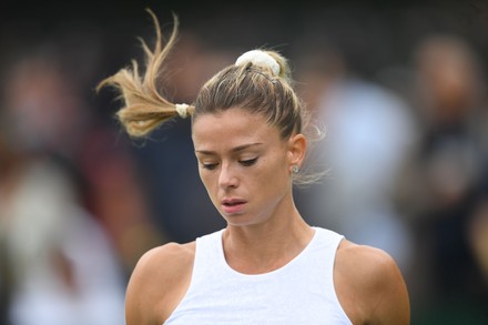 Camila Giorgi Italy Reacts During 1st Editorial Stock Photo - Stock ...