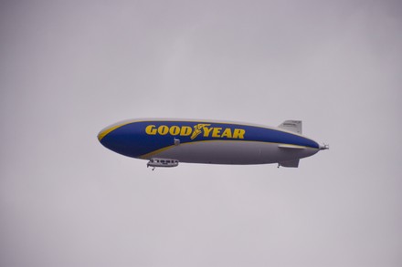 Goodyear Blimp Flying Over Horse Guards Editorial Stock Photo - Stock ...