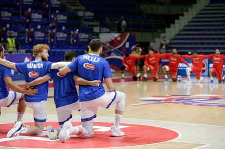 Italy vs Puerto Rico, Belgrade, Serbia - 01 Jul 2021 Stock Pictures ...